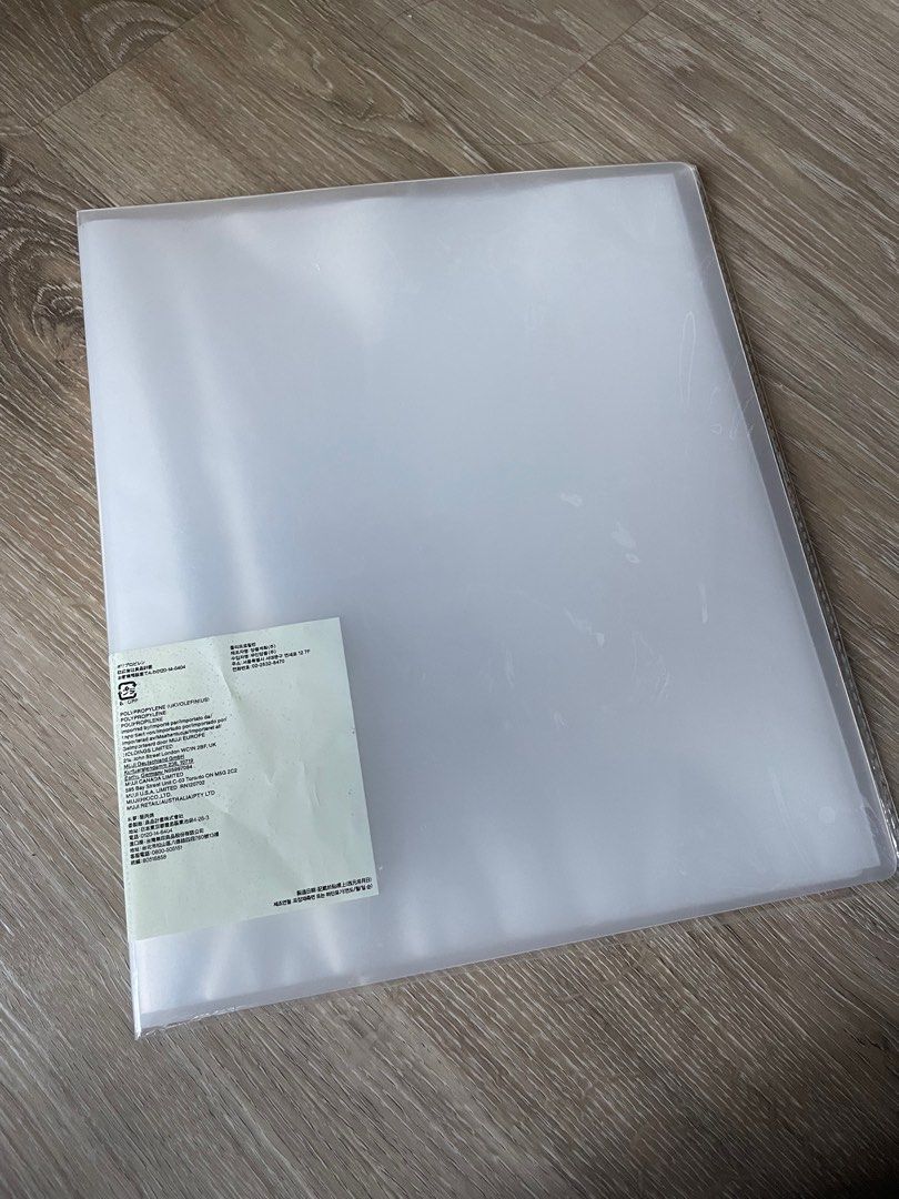 muji soft film polypropylene folder, Hobbies & Toys, Stationery & Craft ...