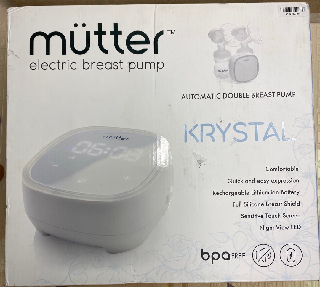 Mutter Krystal Pompa Asi Elektrik Double Breast Pump, Bayi & Anak ...