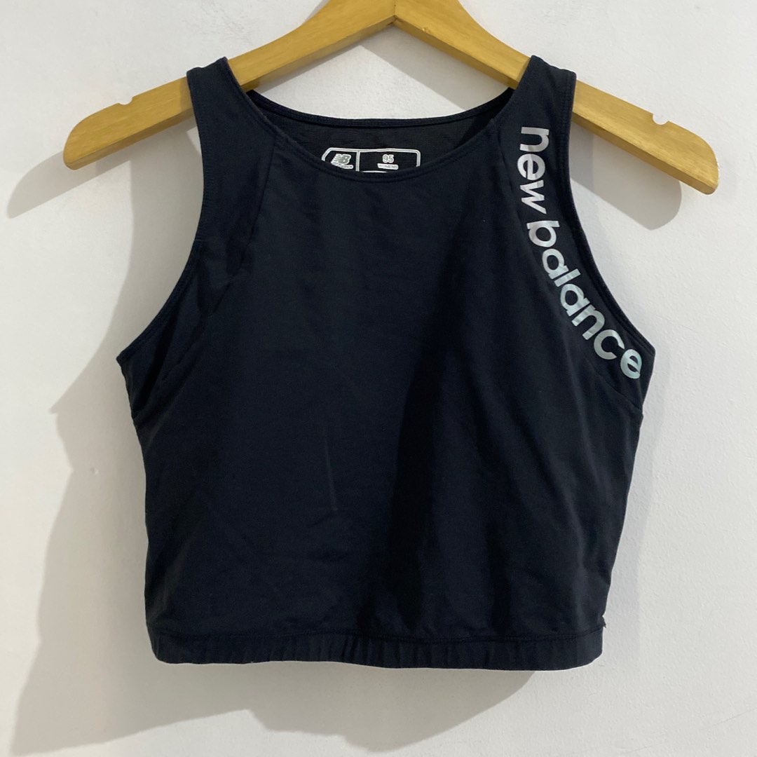 New balance crop top, Fesyen Wanita, Pakaian Wanita, Atasan di Carousell