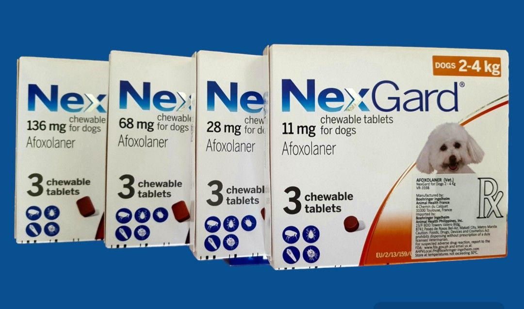 Nexgard all sizes, Pet Supplies, Health & Grooming on Carousell