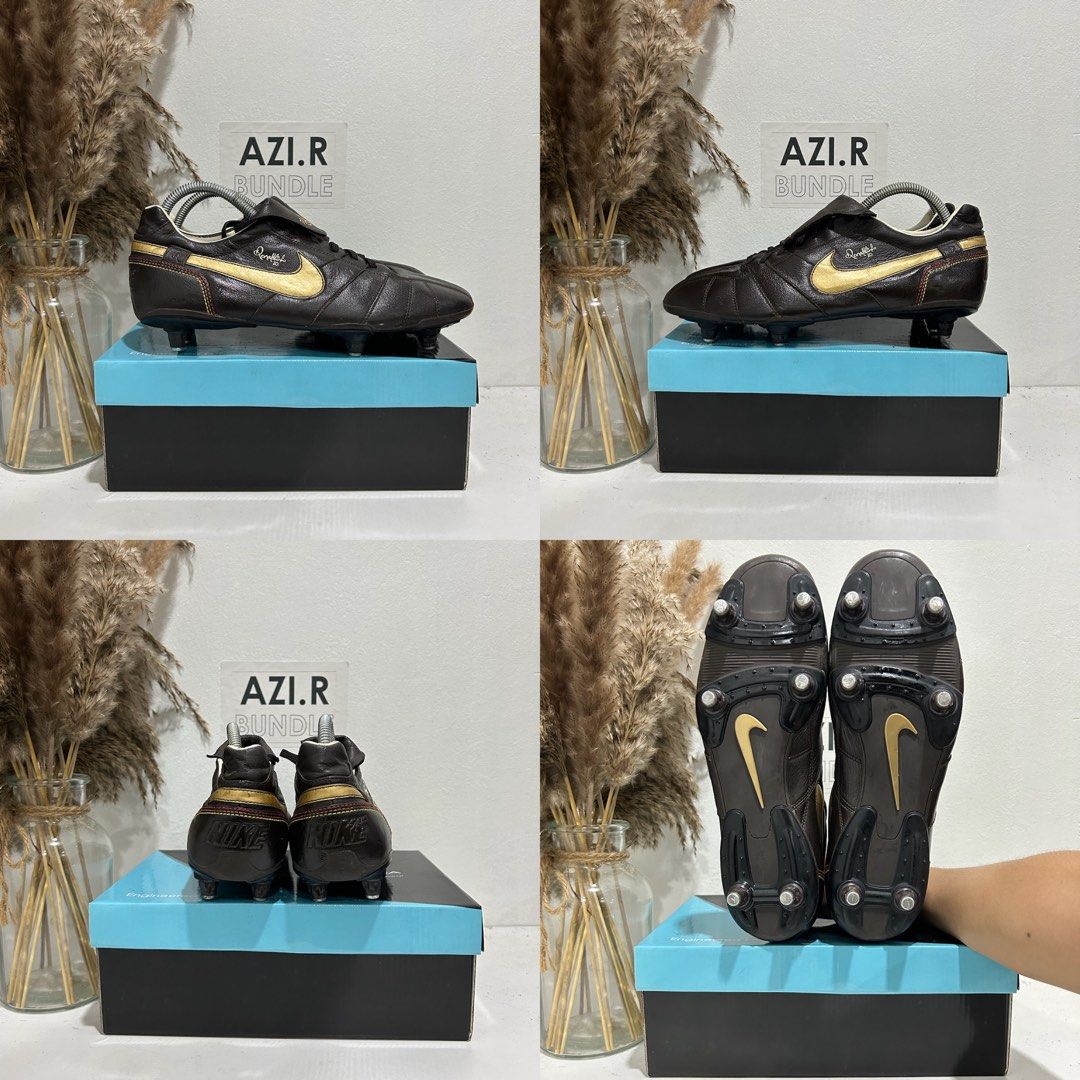(9UK) Nike Tiempo Ronaldinho (R10) (6 Stud), Men's Fashion, Footwear ...