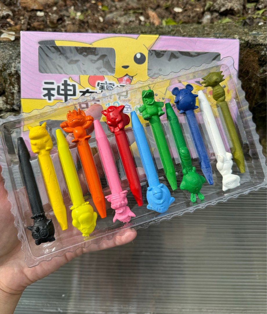 NINTENDO POKEMON CRAYONS, Hobbies & Toys, Stationary & Craft, Craft ...