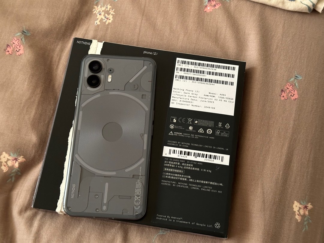 Nothing Phone 2 Dark Grey 256GB, Mobile Phones & Gadgets, Mobile Phones ...