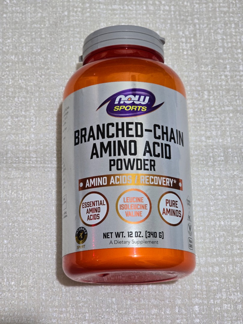NOW Foods, 運動系列 支鏈氨基酸 營養粉, BCAA Powder 340G, 健康及營養食用品, 健康補充品, 健康補充品 ...