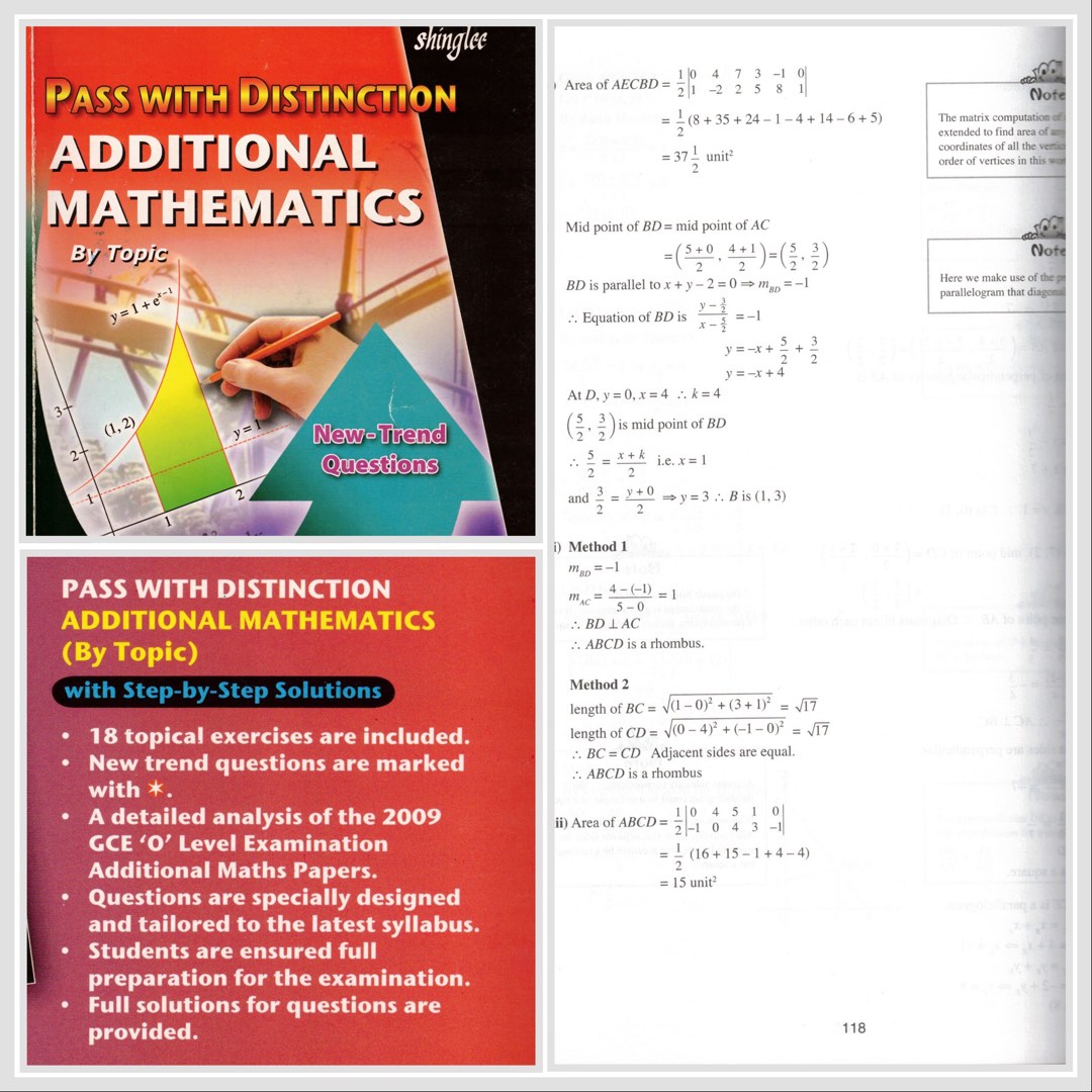 GCE O-Level / A-Level A-Maths Chinese Chemistry Step By Step Guide ...