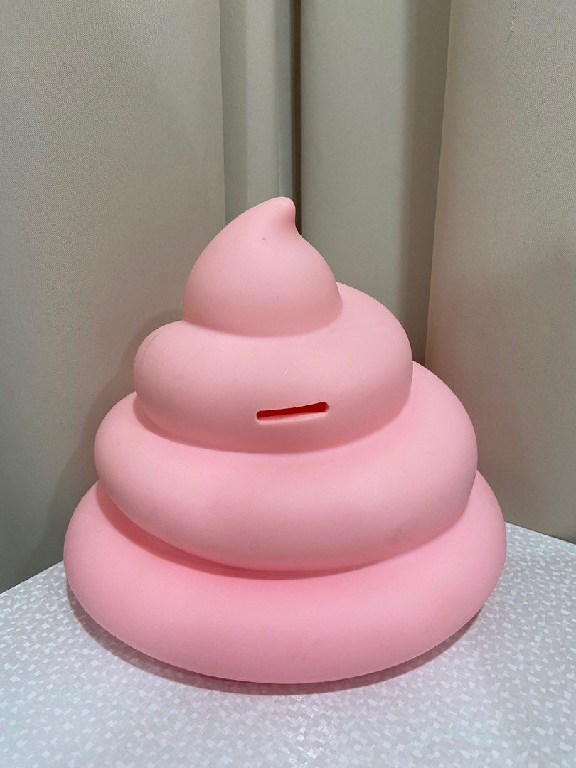 Pink Poop Coin Storage, Furniture & Home Living, Home Improvement ...
