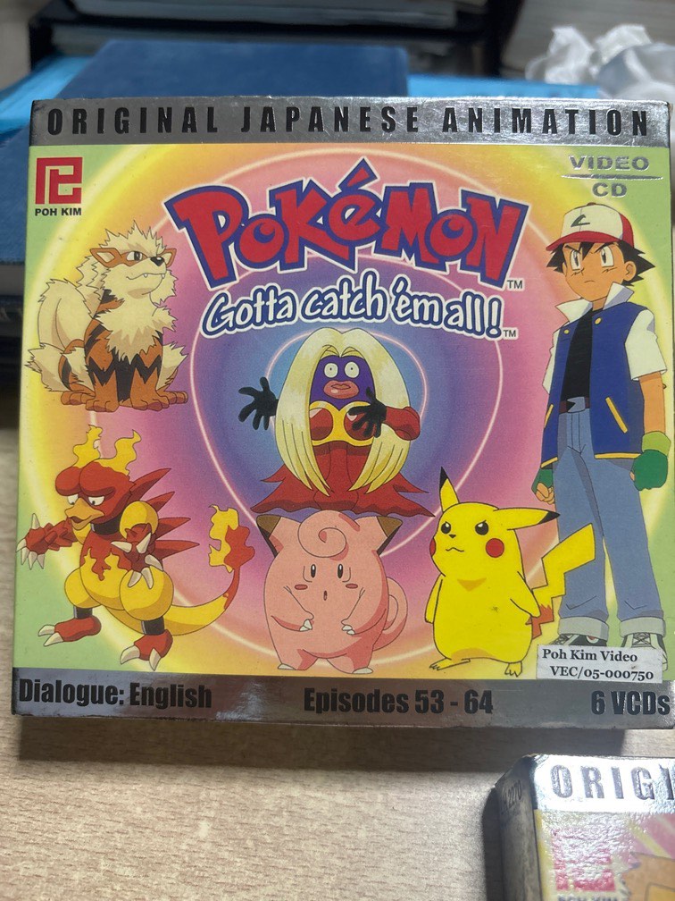 Pokemon VCDs Original Series, Hobbies & Toys, Music & Media, CDs & DVDs ...