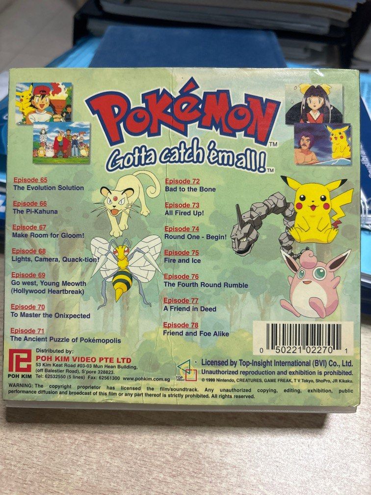 Pokemon VCDs Original Series, Hobbies & Toys, Music & Media, CDs & DVDs ...