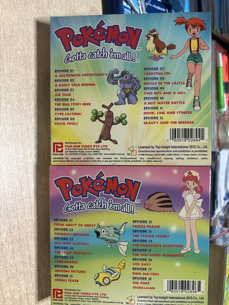 Pokemon VCDs Series 4, Hobbies & Toys, Music & Media, CDs & DVDs on ...