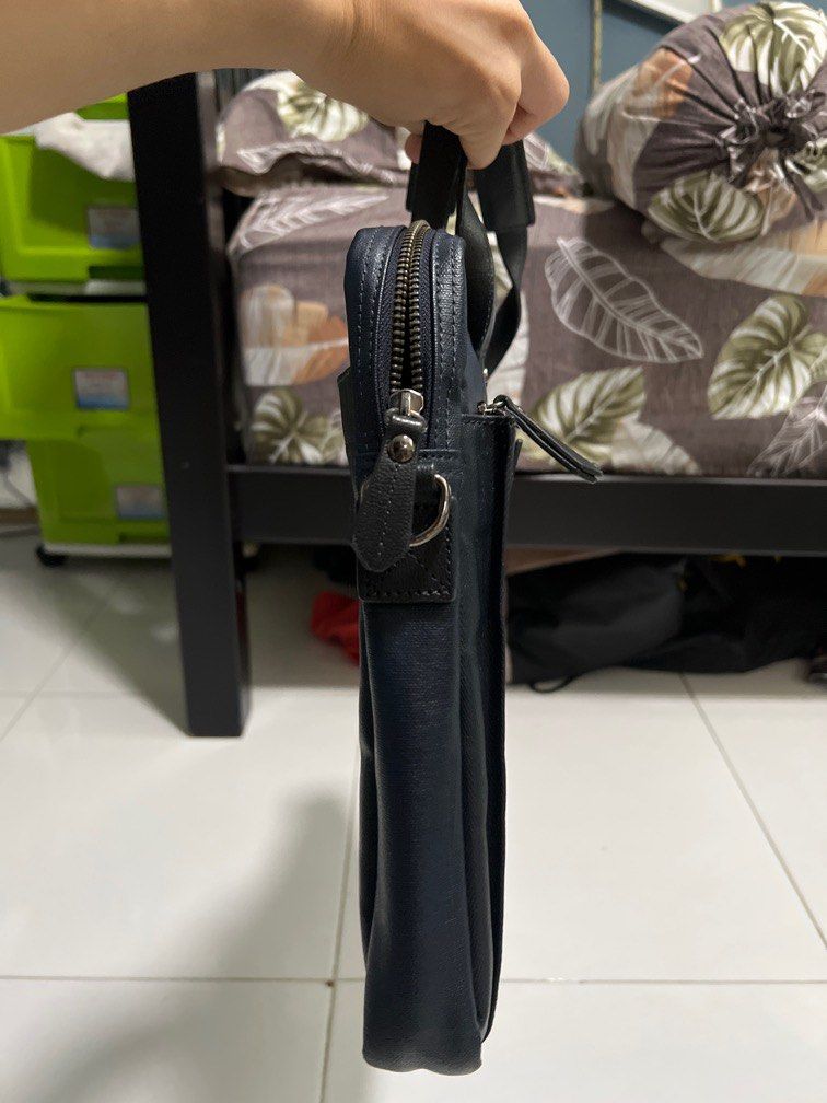 Porter International Duke-X Briefcase (Deep Blue), Men's Fashion, Bags ...