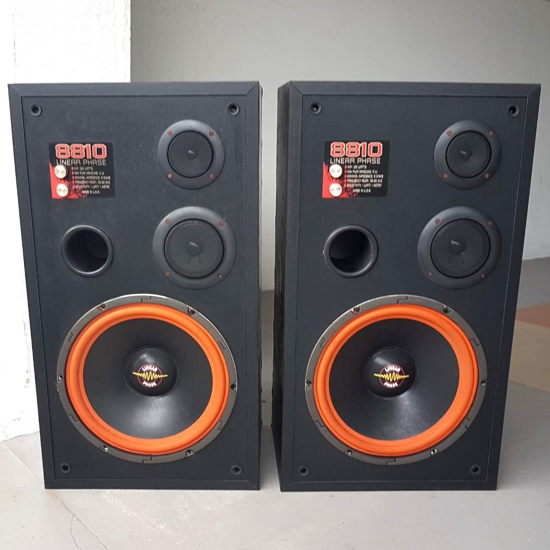 Professional LINEAR PHASE 3-Way Speakers, Made in USA, Model 8810 ...