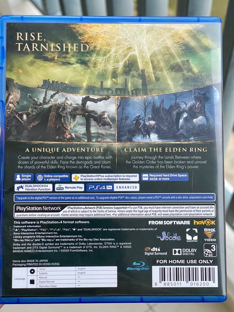 PS4 PS5 Elden Ring R3, Video Gaming, Video Games, PlayStation on Carousell