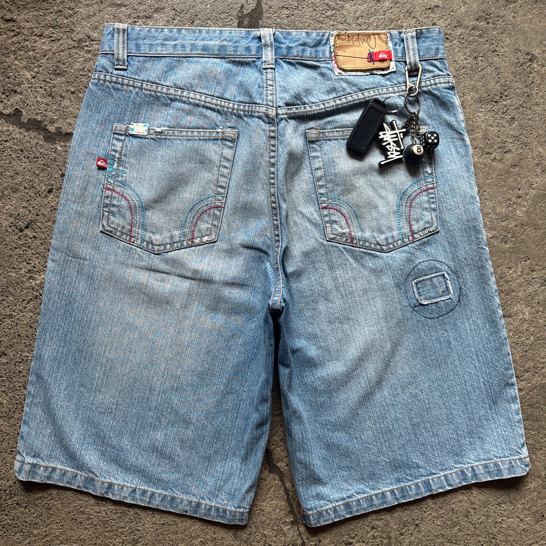 Quicksilver Denim Jorts, Men's Fashion, Bottoms, Shorts on Carousell