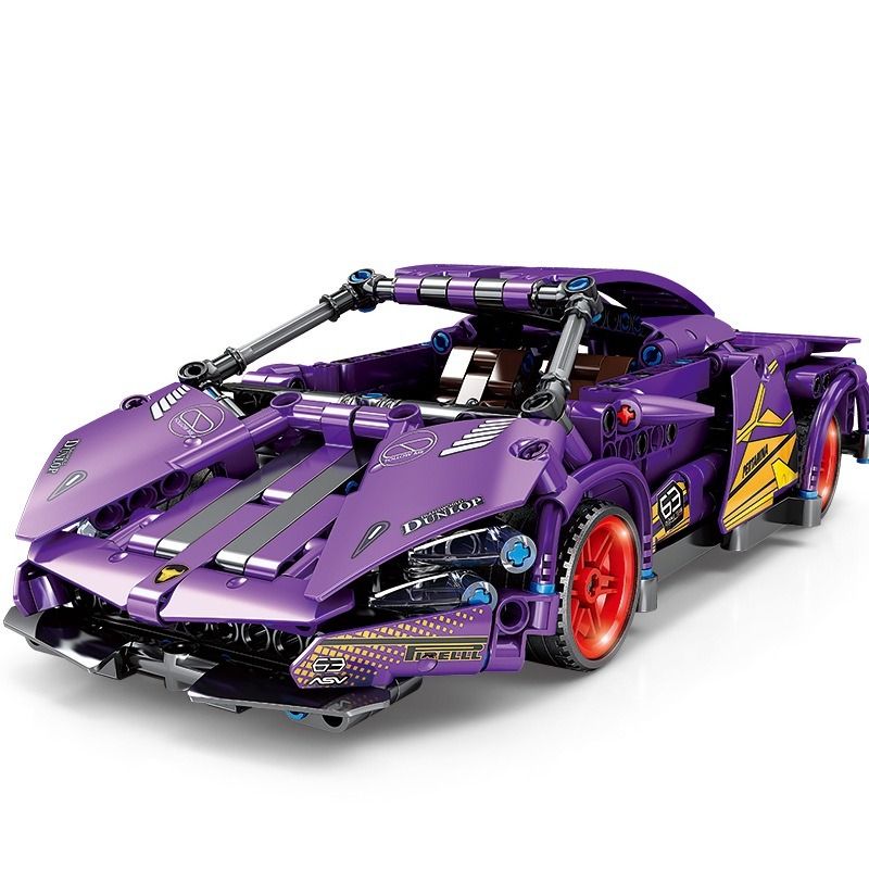 Racing Car Building Blocks Sports Car Adults Kids Self Assembling ...