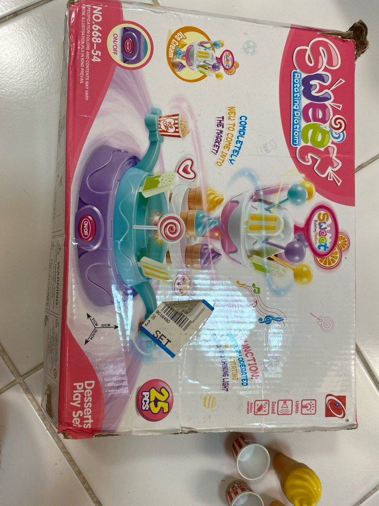 Rotating platform ice cream, Babies & Kids, Infant Playtime on Carousell