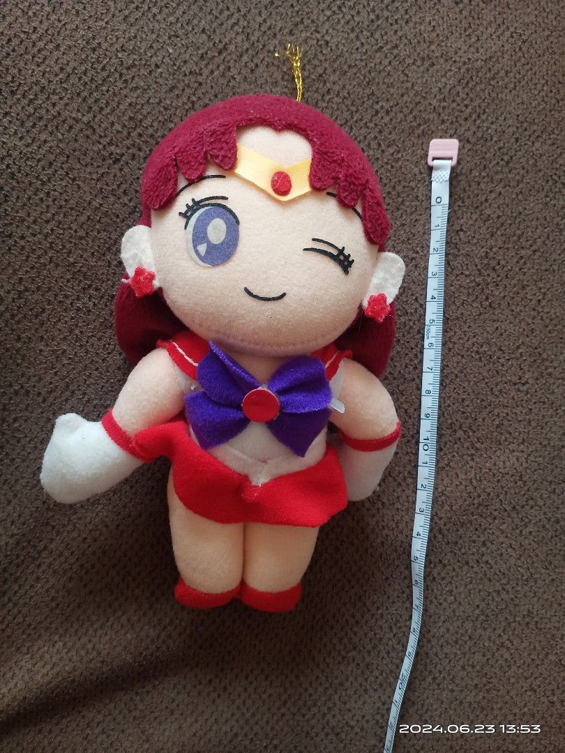 Sailor Moon Mars Plush Doll, Hobbies & Toys, Toys & Games on Carousell