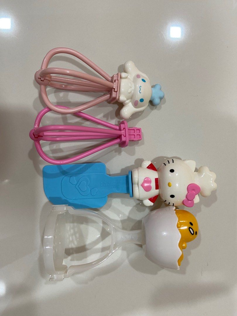 Sanrio Cinnamoroll Hello Kitty Gudetama Mixer Spatula Masher Combo, TV ...
