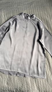 Satin blouse (filanto), Women's Fashion, Tops, Blouses on Carousell