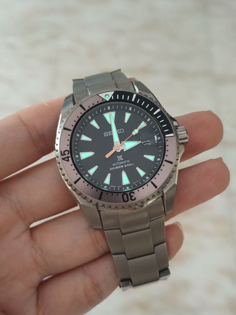 Seiko Prospex Shogun SPB189 Titanium Sapphire Crystal, Luxury, Watches ...