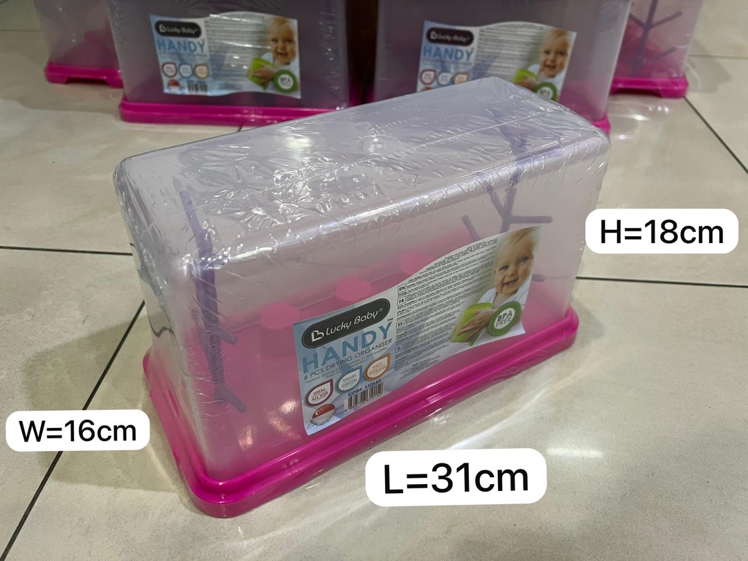 Simple Dimple Milk Bottle & Accessories Drying Rack With Cover, Babies ...