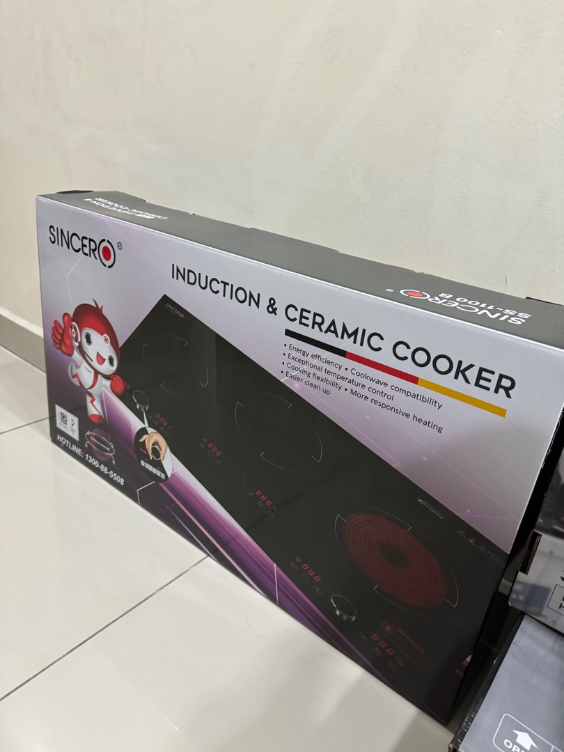 Sincero Induction & Ceramic Cooker New, TV & Home Appliances, Kitchen ...