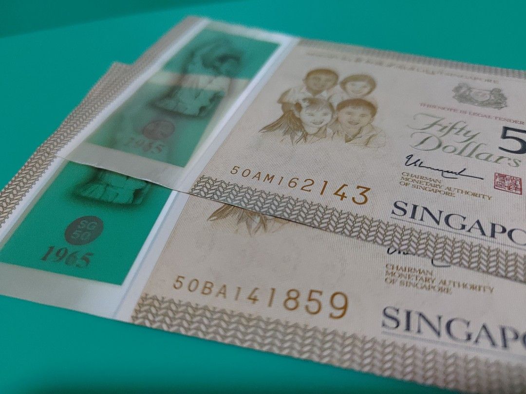 Singapore $50 Commemorative Notes, Hobbies & Toys, Memorabilia ...