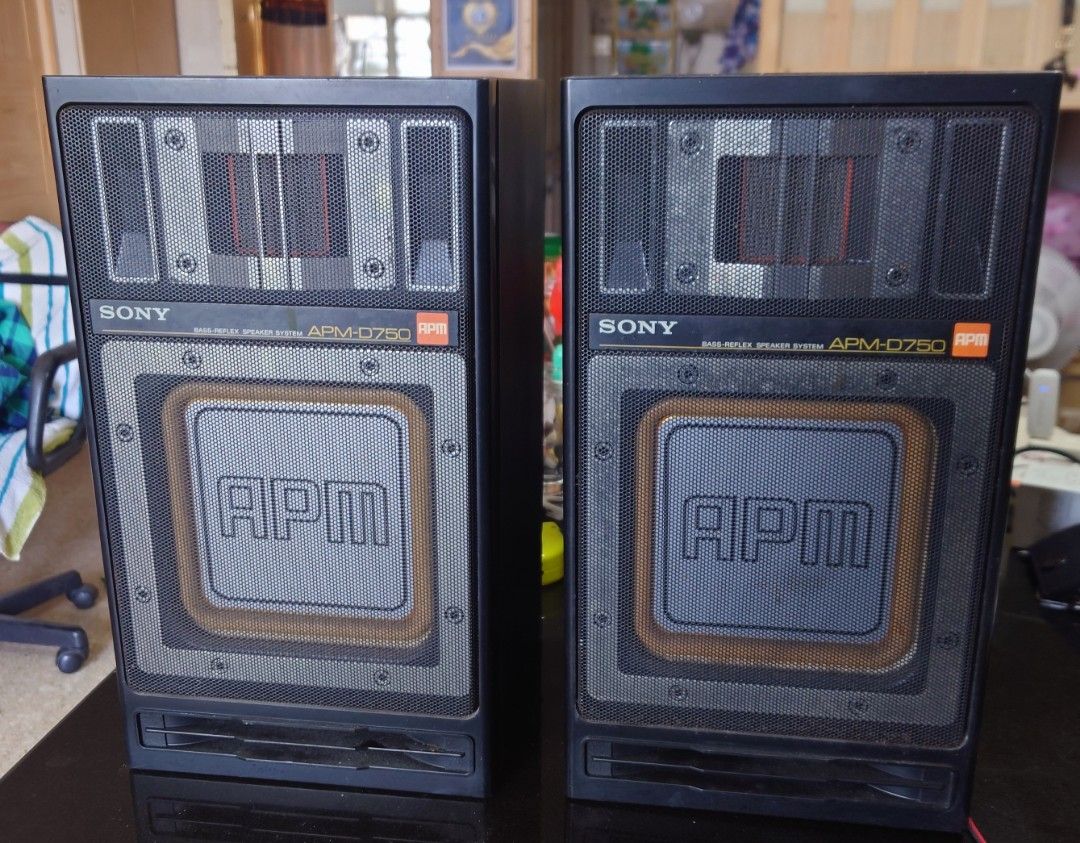 Sony APM-D750喇叭 經典平面方角中古, 音響器材, Soundbar、揚聲器、藍牙喇叭、耳擴 - Carousell