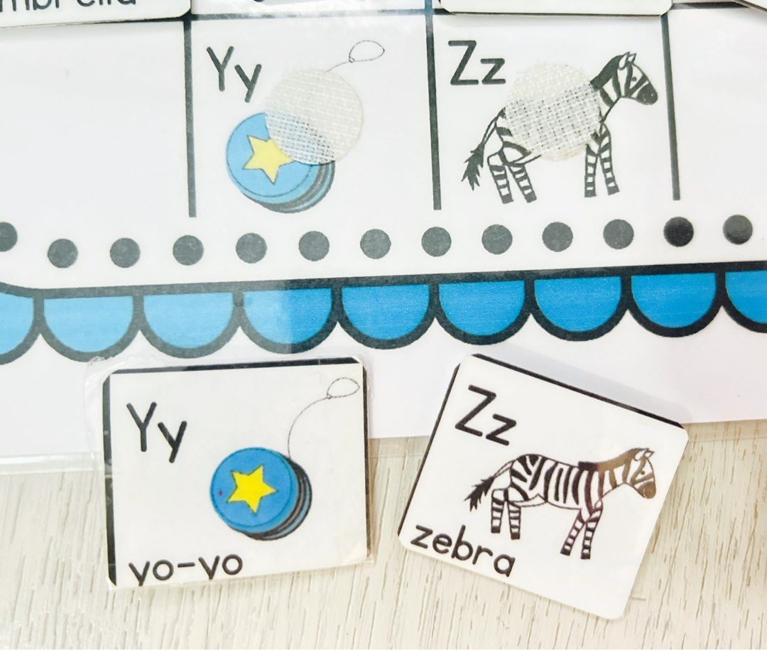 Special needs learning Laminated Velcro colour alphabet shape, Hobbies ...
