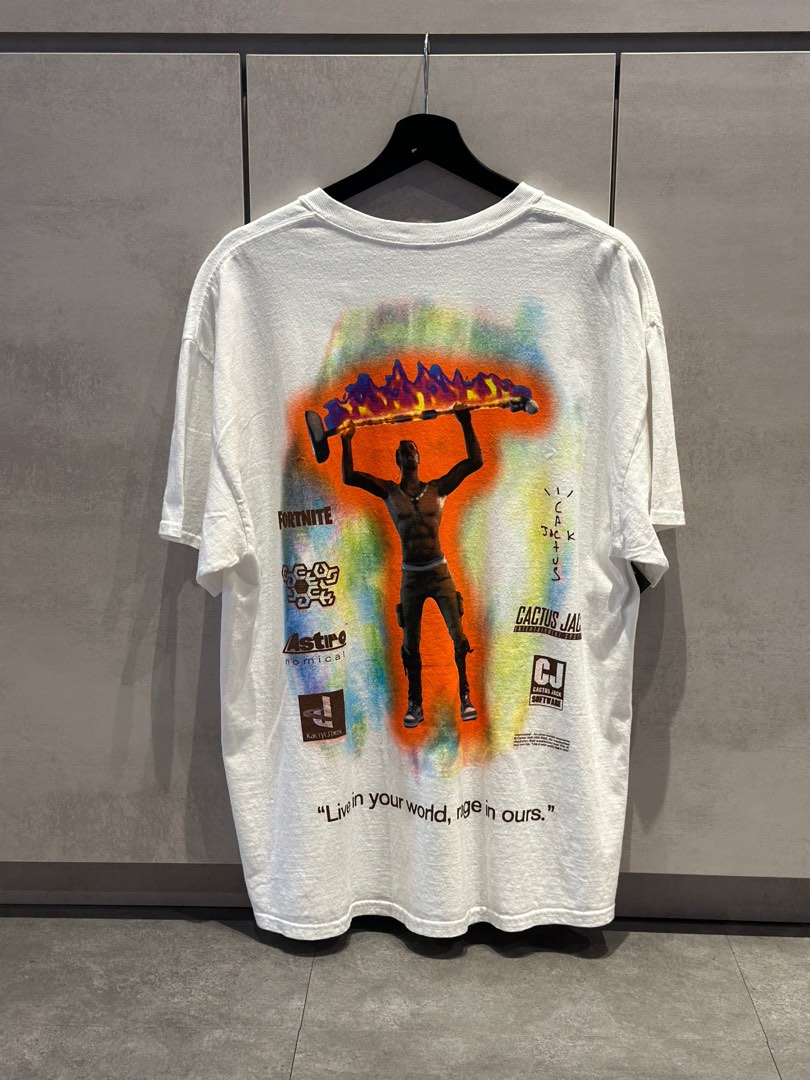 TRAVIS SCOTT THE SCOTTS RAGE EMOTE TEE, Men's Fashion, Activewear on ...