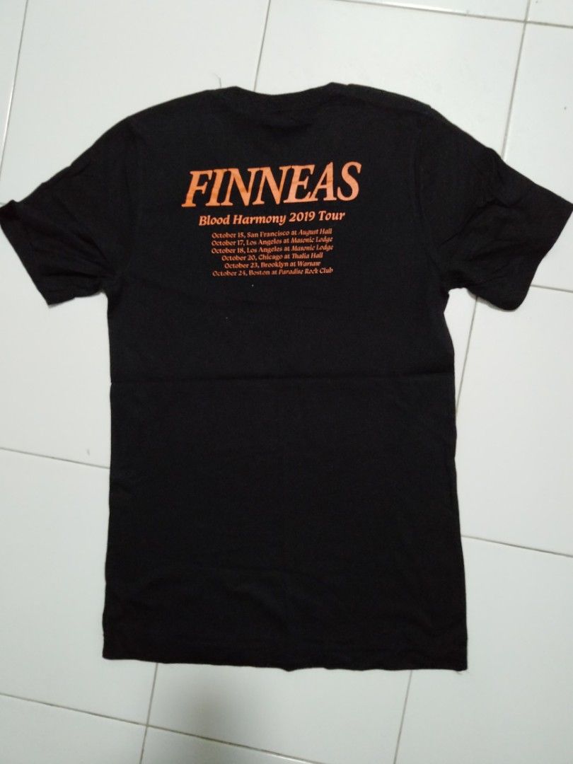 USED FINNEAS TEE, Men's Fashion, Tops & Sets, Tshirts & Polo Shirts on ...