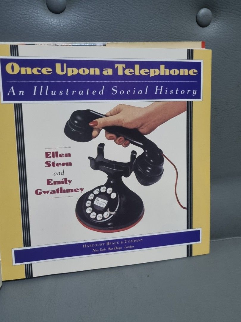 Vintage book Once upon a Telephone 1994 Ellen Stern & Emily Gwathmey ...