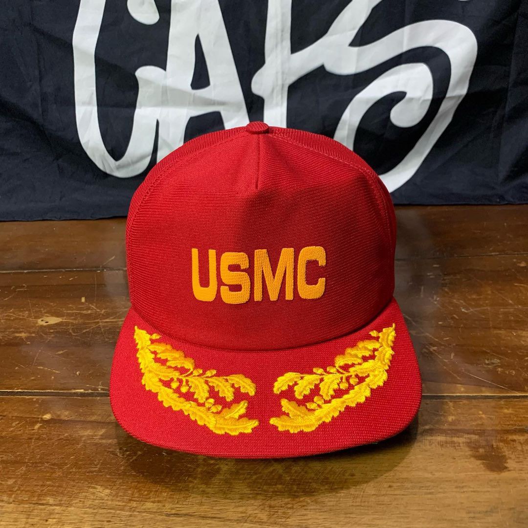 Vtg Ropehat NEW ERA X USMC, Fesyen Pria, Aksesoris, Topi di Carousell