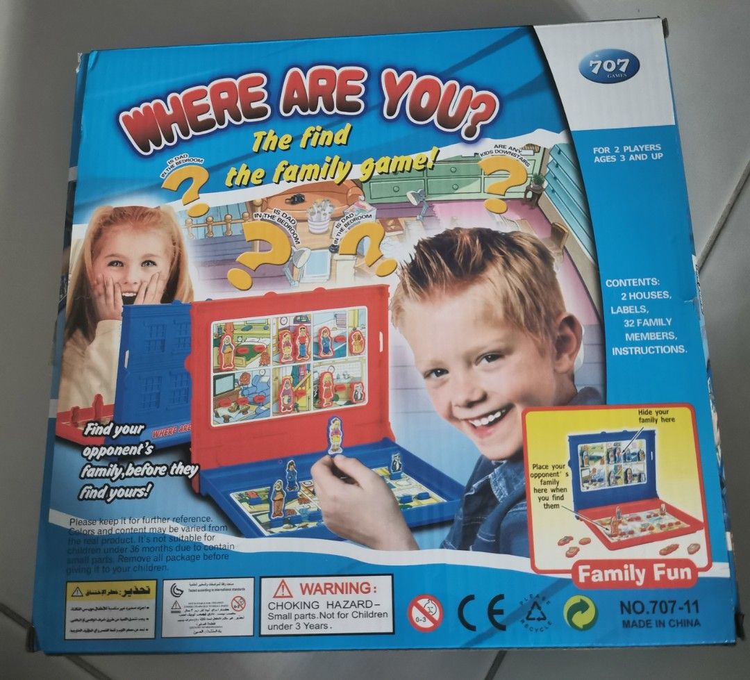Where are you? Board Game, Hobbies & Toys, Toys & Games on Carousell