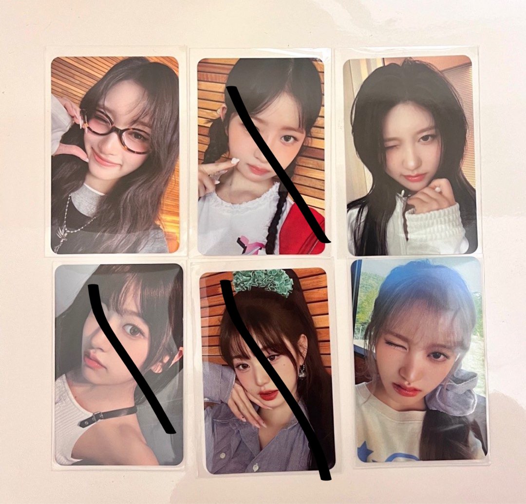 「出」$140 3張 全包 mk 特典ive 小卡 liz gaeul leeseo wonyoung yujin rei, 興趣及遊戲, 收藏品及紀念品, 韓流 - Carousell