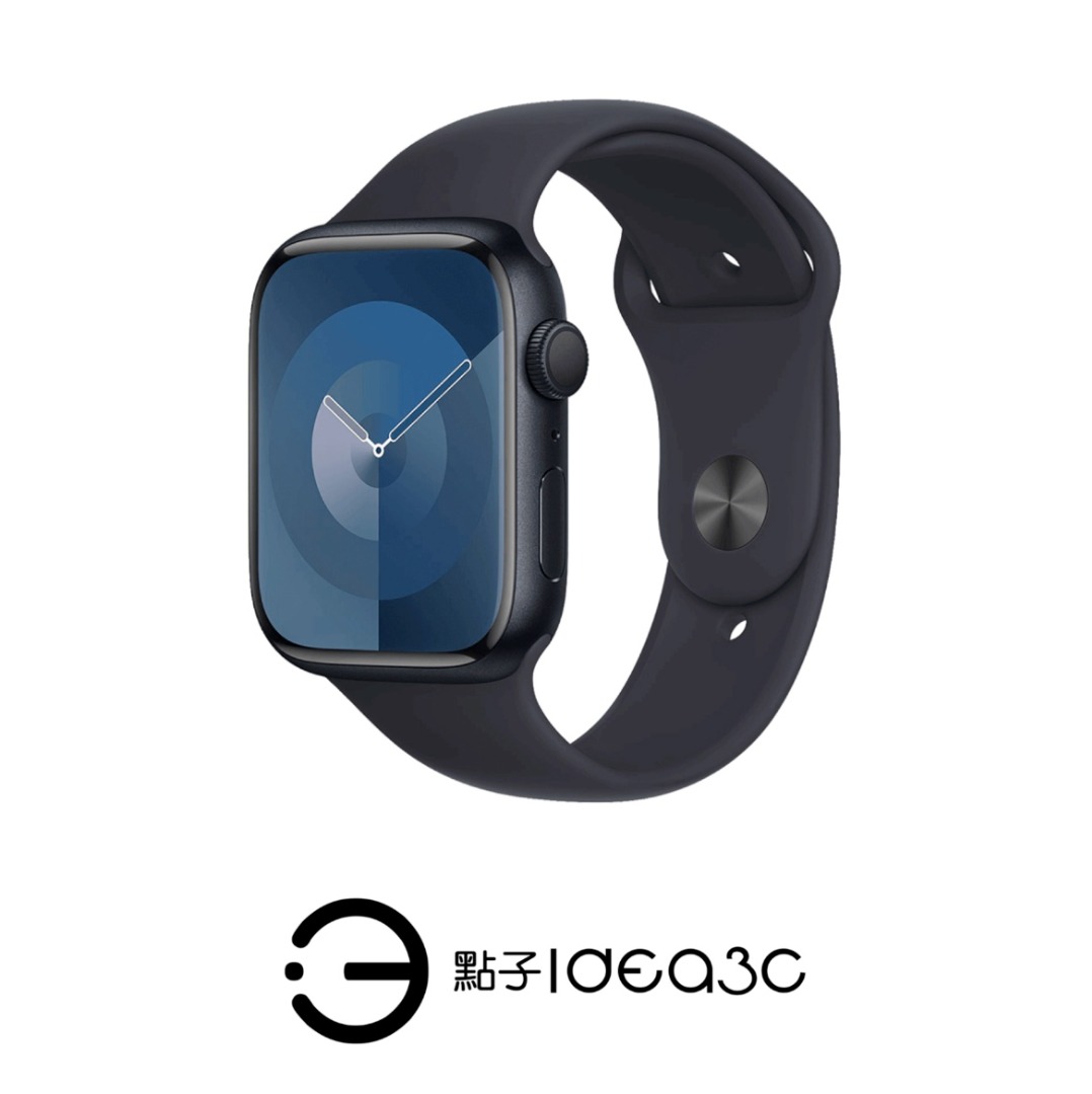 「點子3C」Apple Watch S9 45mm GPS版 鋁金屬 5ATM防水等級 車禍偵測, 手機及配件, 智慧穿戴裝置及智慧手錶在旋轉拍賣