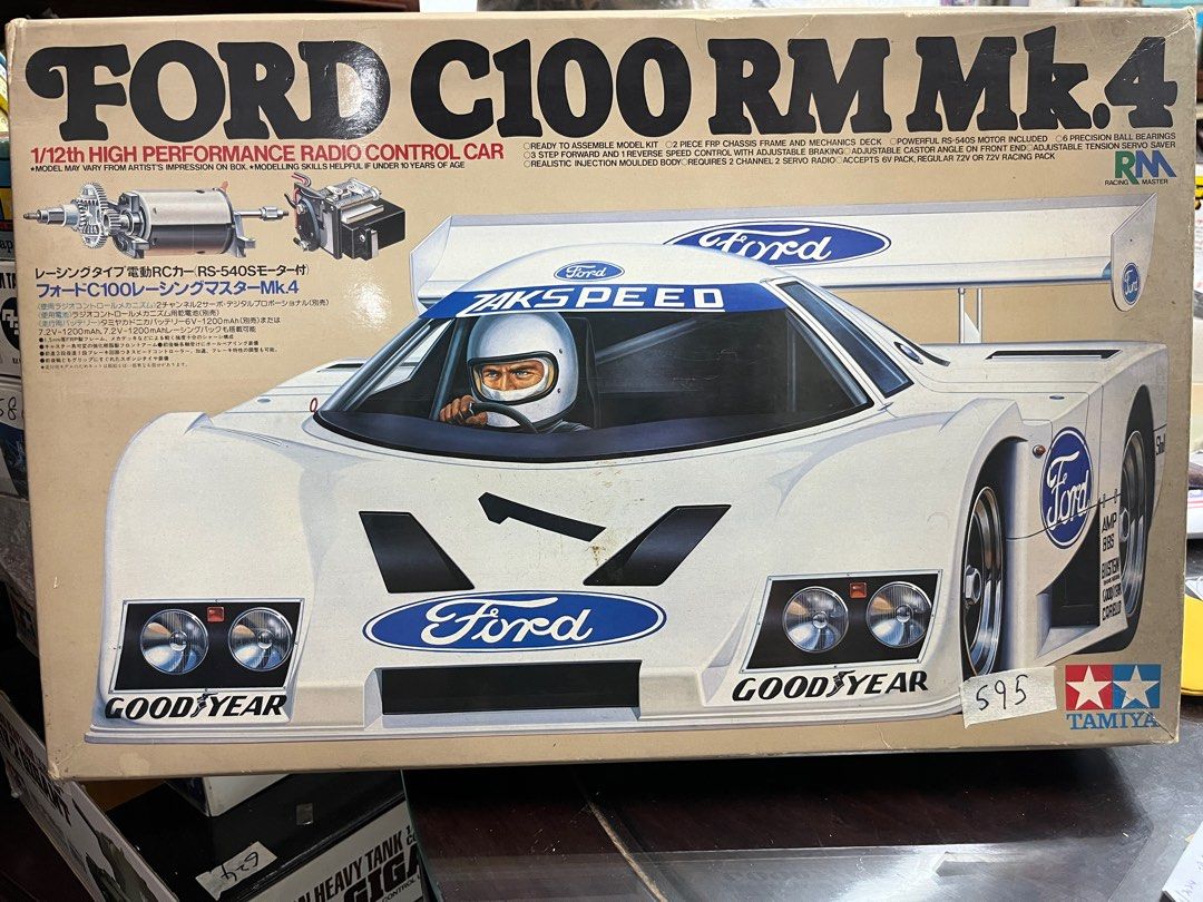 595)TAMIYA 5833 (1983) FORD C100 RM MK.4 1/12 TH HIGH PERFORMANCE R/C ...