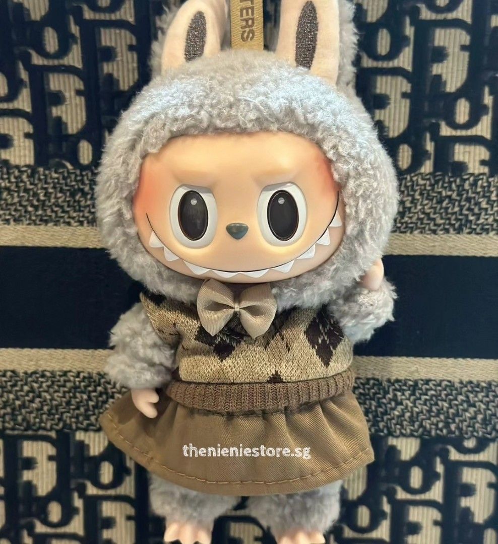 PopMart Labubu Clothes - Knit School Girl Series - The Monsters Tasty ...