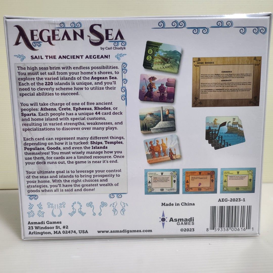 Aegean Sea - Tableau Building Card Game, Hobbies & Toys, Toys & Games ...