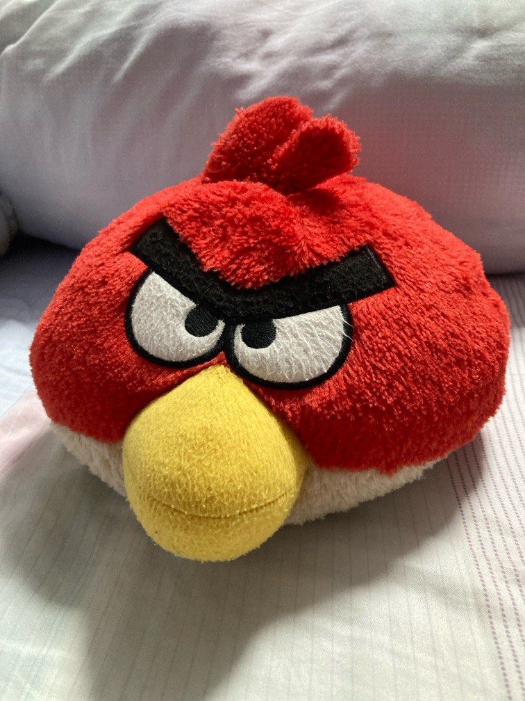 Angry Bird Plushie, Hobbies & Toys, Toys & Games on Carousell