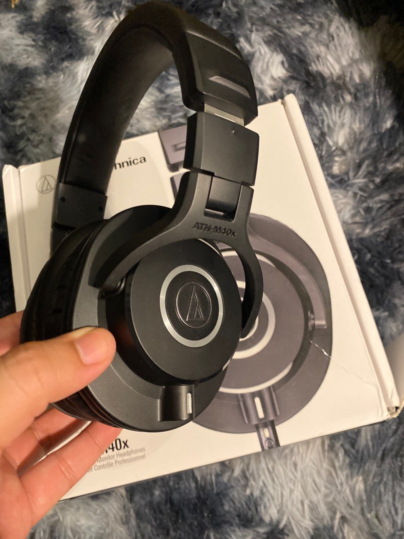 Audio-technica (ATH-M40x), Audio, Headphones & Headsets on Carousell