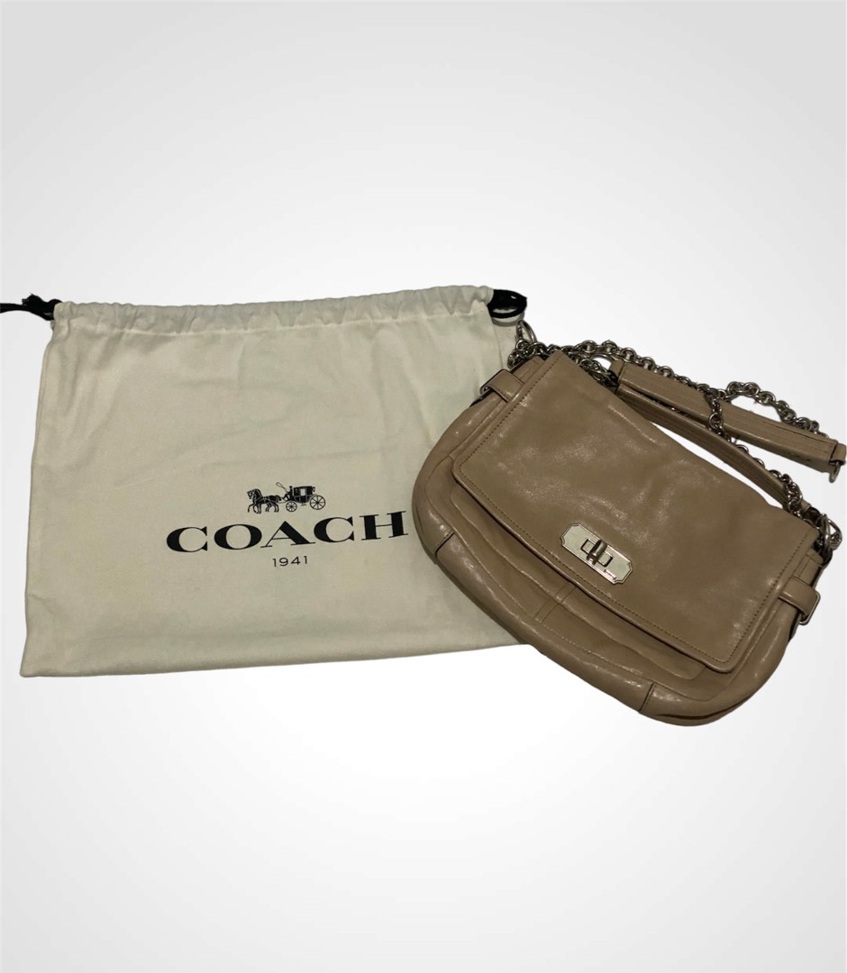Authentic Coach Chelsea Flap (Convertible Chain Sling/ Crossbody ...