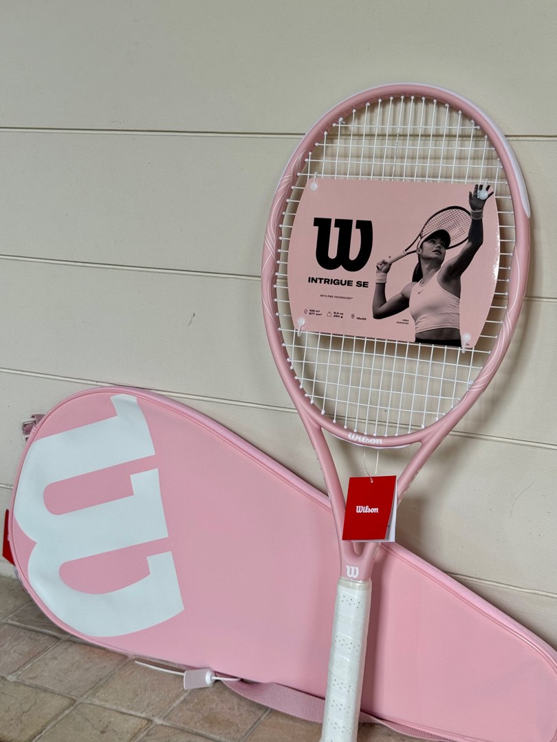 Authentic Pink Wilson Tennis Racket, Sports Equipment, Sports & Games ...