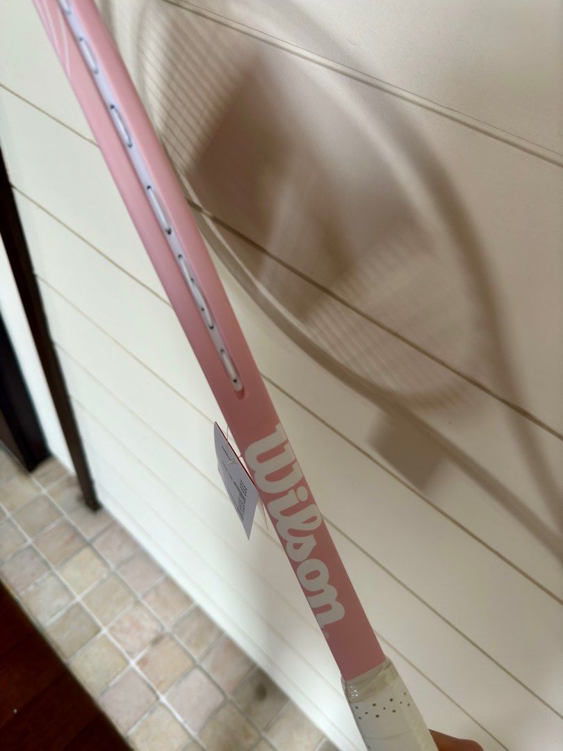 Authentic Pink Wilson Tennis Racket, Sports Equipment, Sports & Games ...