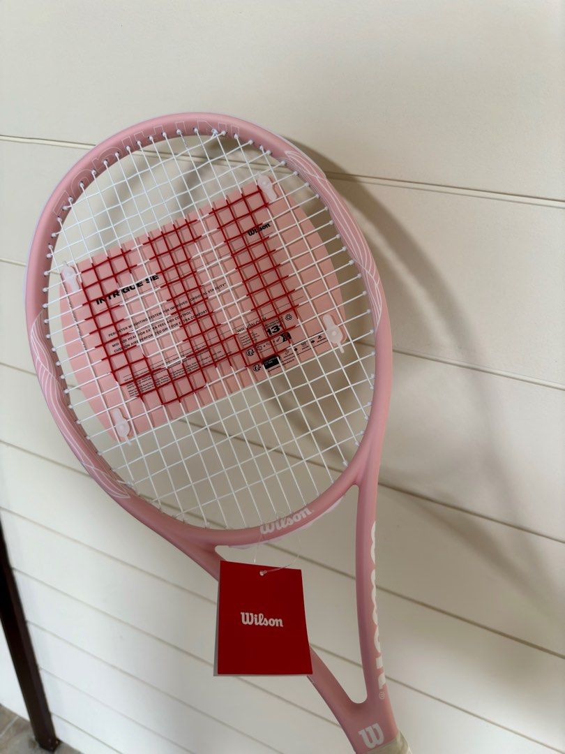 Authentic Pink Wilson Tennis Racket, Sports Equipment, Sports & Games ...
