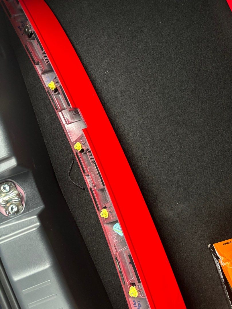 Axia 2023 Spoiler (Lava Red), Auto Accessories on Carousell