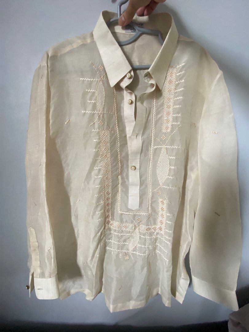 Barong wedding graduation formal, Men's Fashion, Tops & Sets, Formal ...