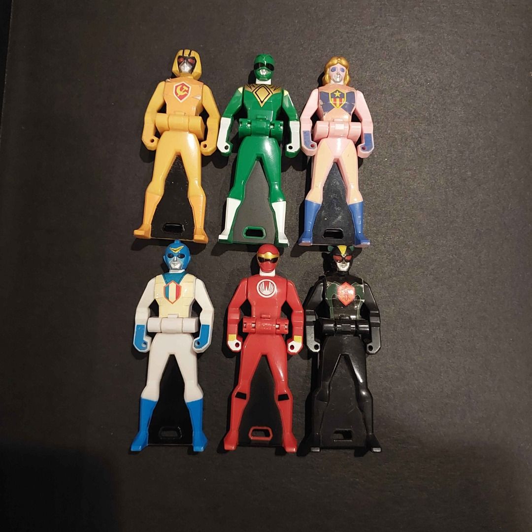 Battle Fever J, HurricaneRed & Memorial MMPR Green Dragon Ranger ...