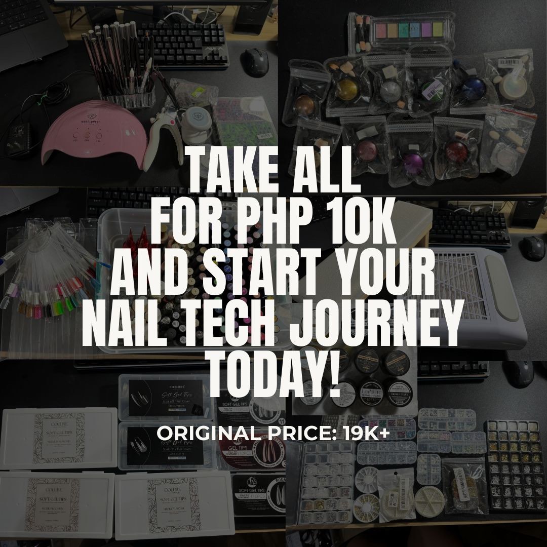 Beginner Nail Tech Kit Materials Bundle Extensions Gel Polish Set ...