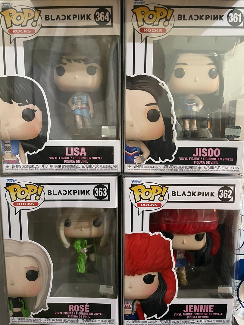 Blackpink Funko Pop Set, Hobbies & Toys, Toys & Games on Carousell