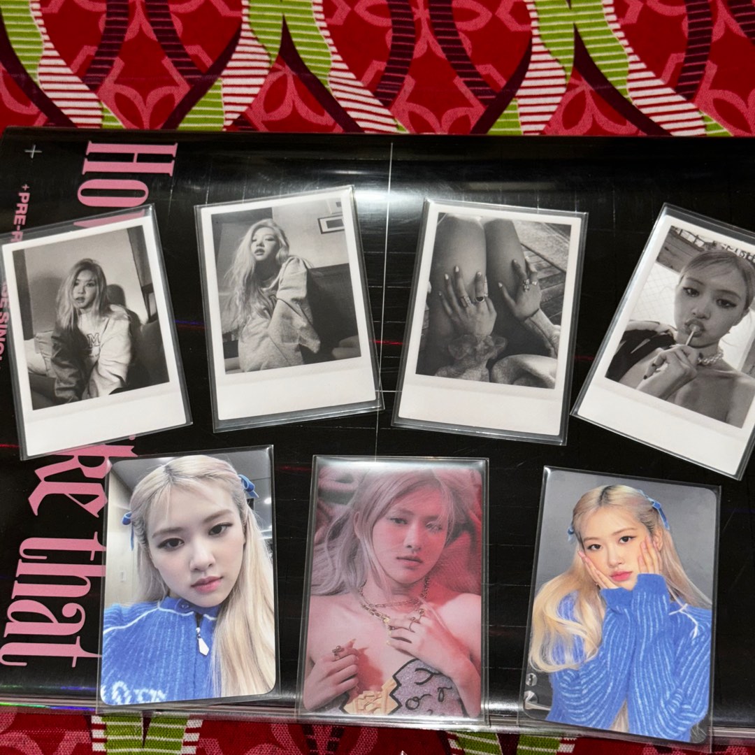 BLACKPINK ROSÉ PHOTOCARDS, Hobbies & Toys, Memorabilia & Collectibles, K-Wave on Carousell